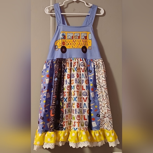Dresses | School Bus Learning Girls 6t Dress | Poshmark
